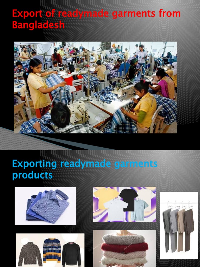Presentation On Readymade Garments | PDF
