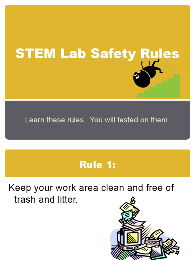 STEM Lab Safety Rules | PDF