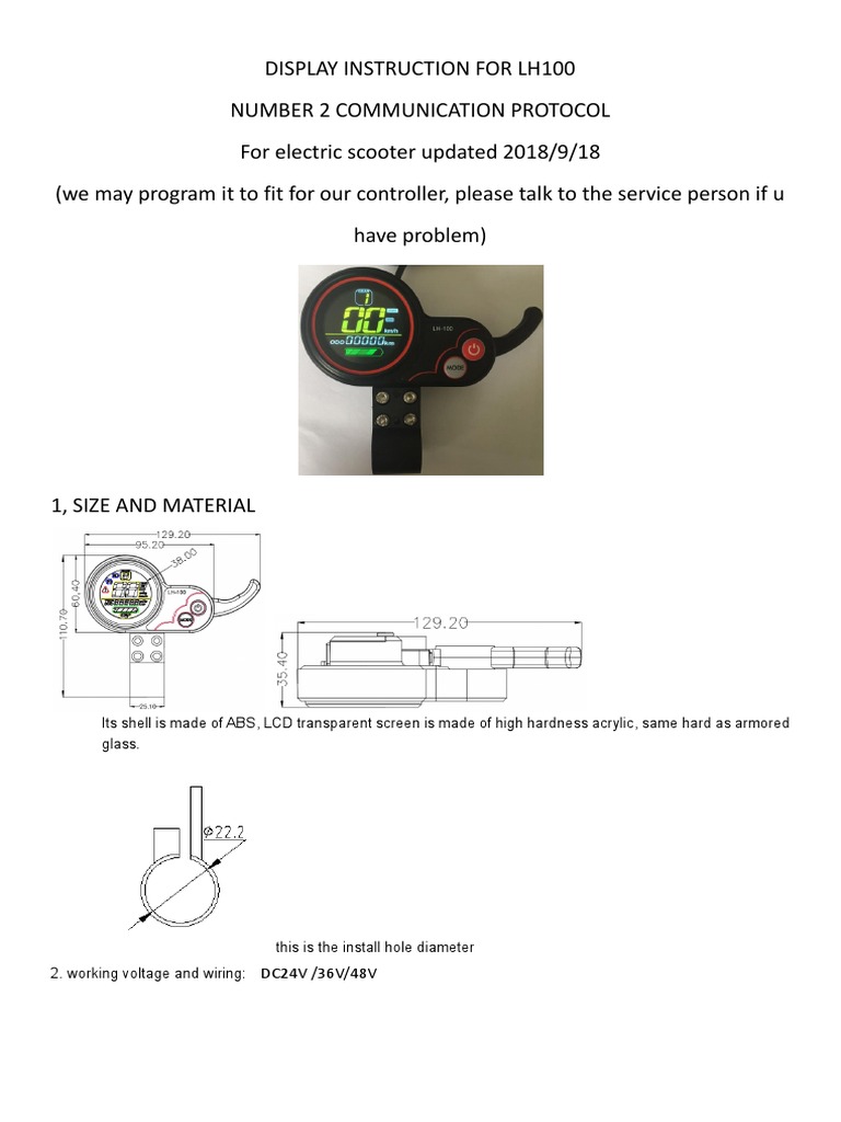 Controller Manual TF-100 LH-100 | PDF | Electric Motor | Electrical Engineering