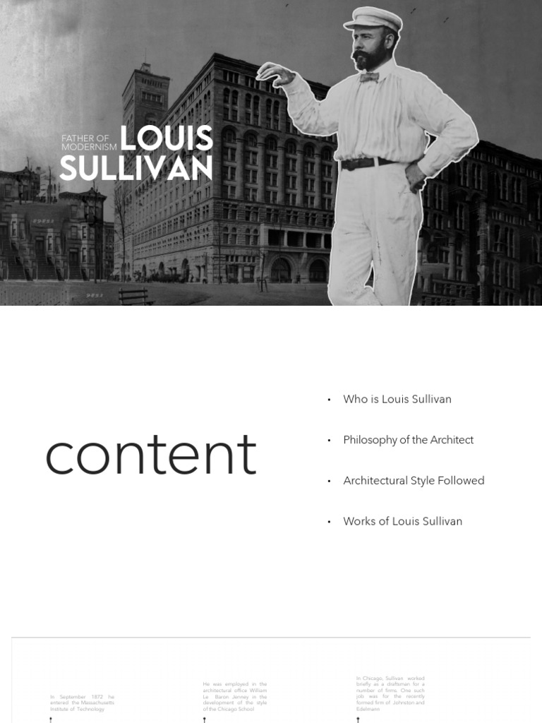Louis Sullivan & Walter Groupious | PDF | Aesthetics | The Arts