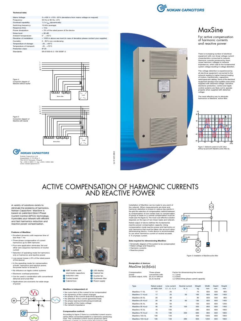 Technical Specifications and Operating Principles of the MaxSine Active ...