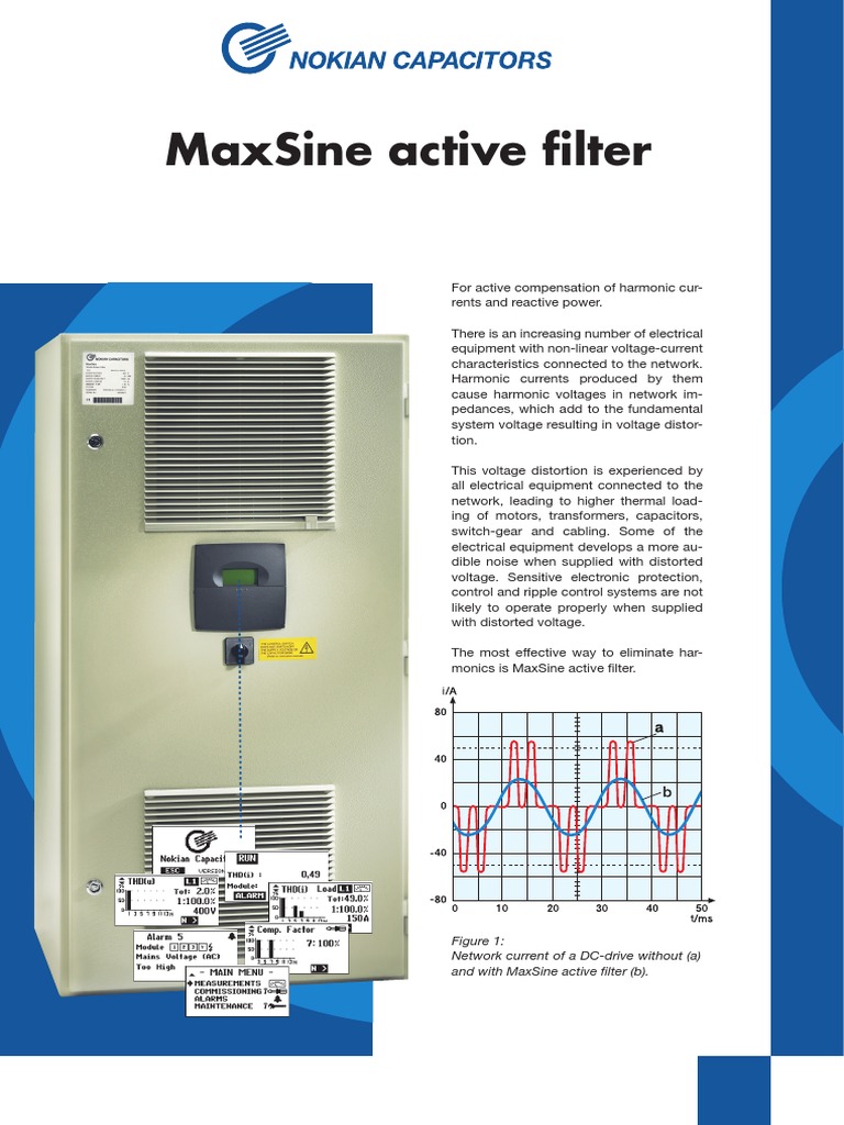 Maximize power quality and efficiency with MaxSine active filter | PDF ...