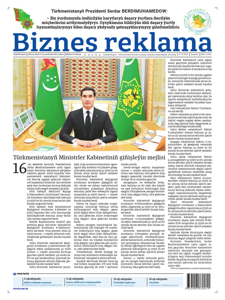Biznes Reklama Gazeti | PDF