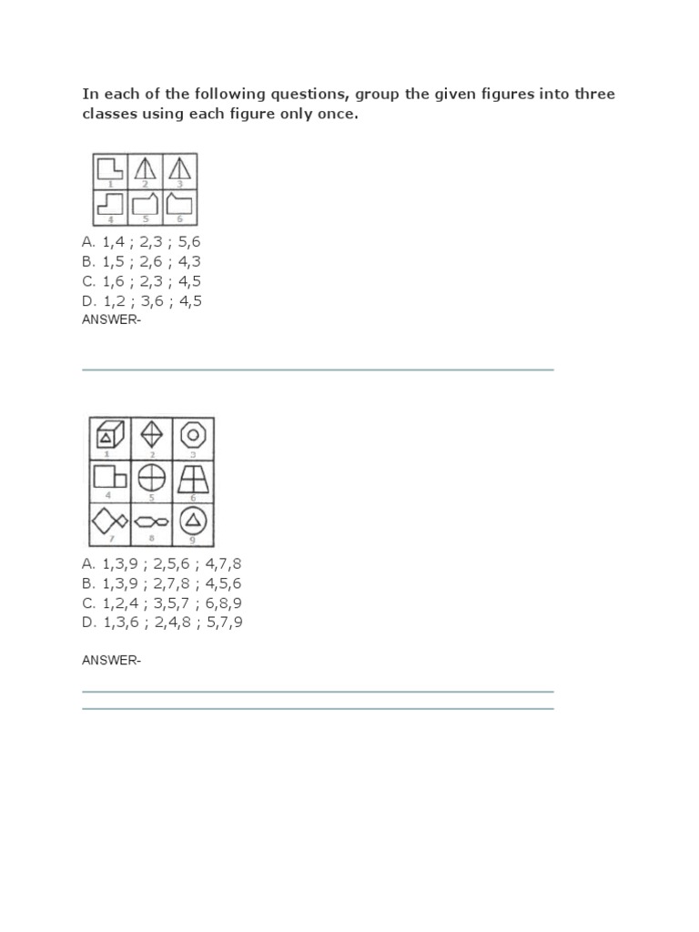Image Similarity Aptitude Test 24TH Nov'22 | PDF