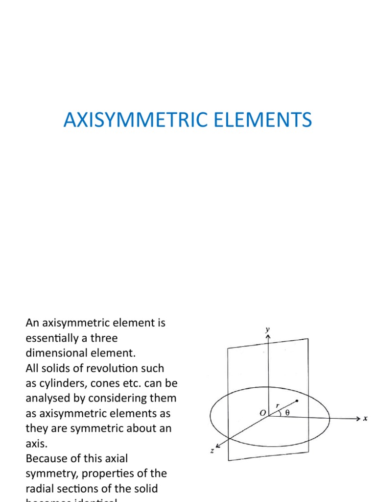 Axisymmetric Elements | PDF