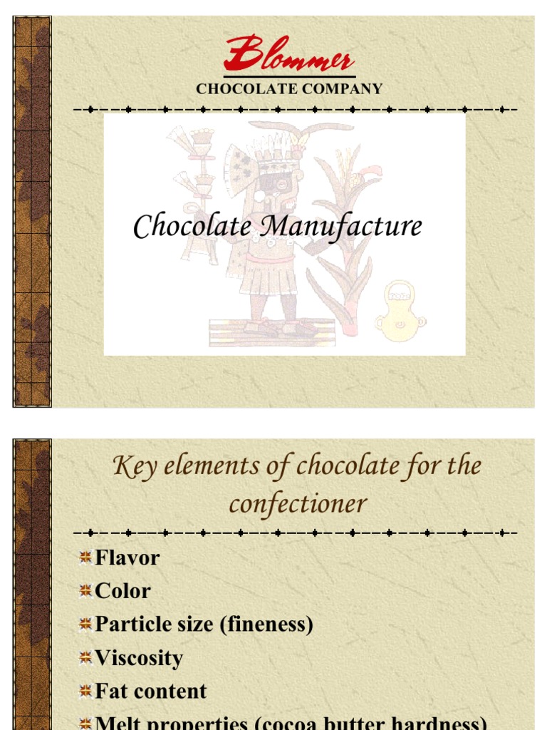 Chocolate Process | PDF
