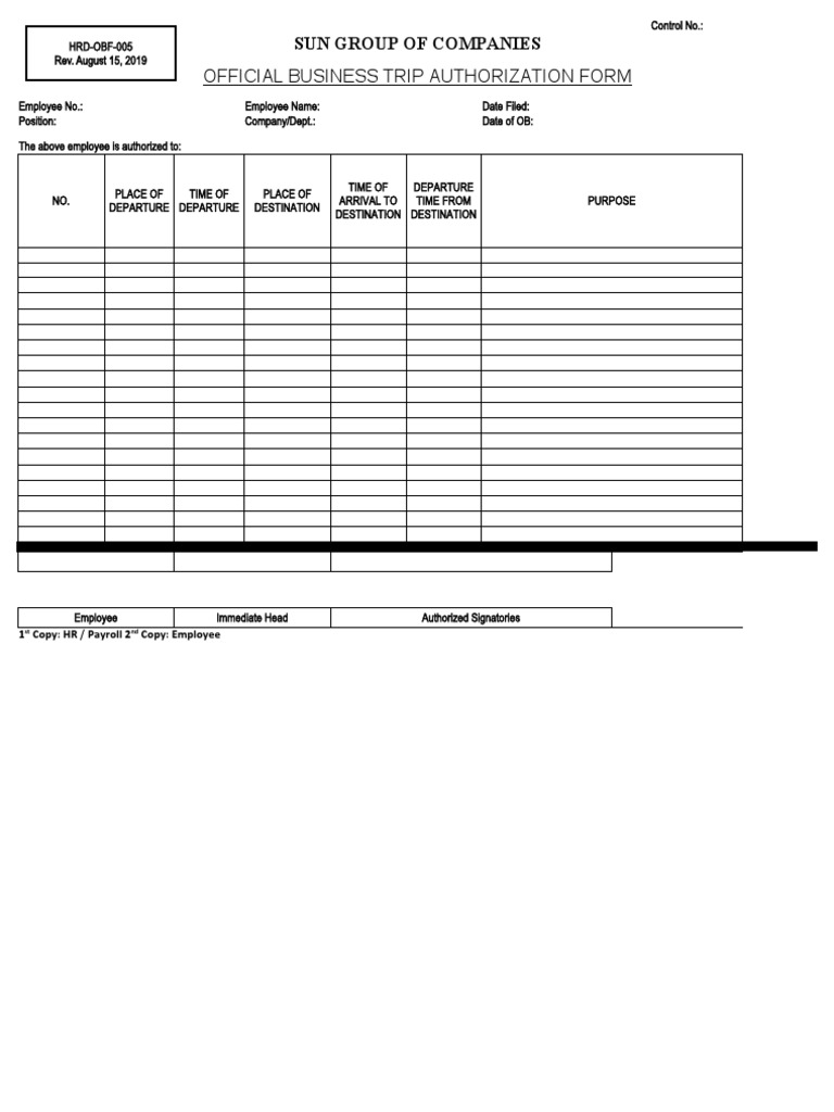 OB Forms | PDF | Employment | Business