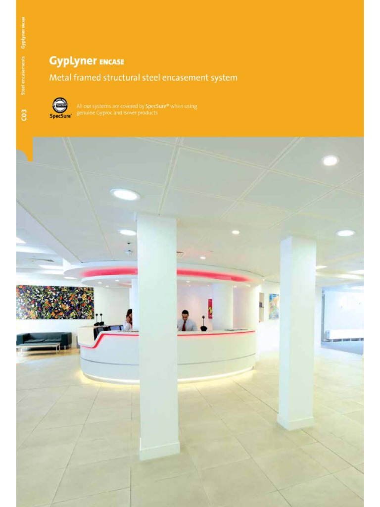 White Book-Steel Encasements-GypLyner ENCASE - GypLyner ENCASE | PDF