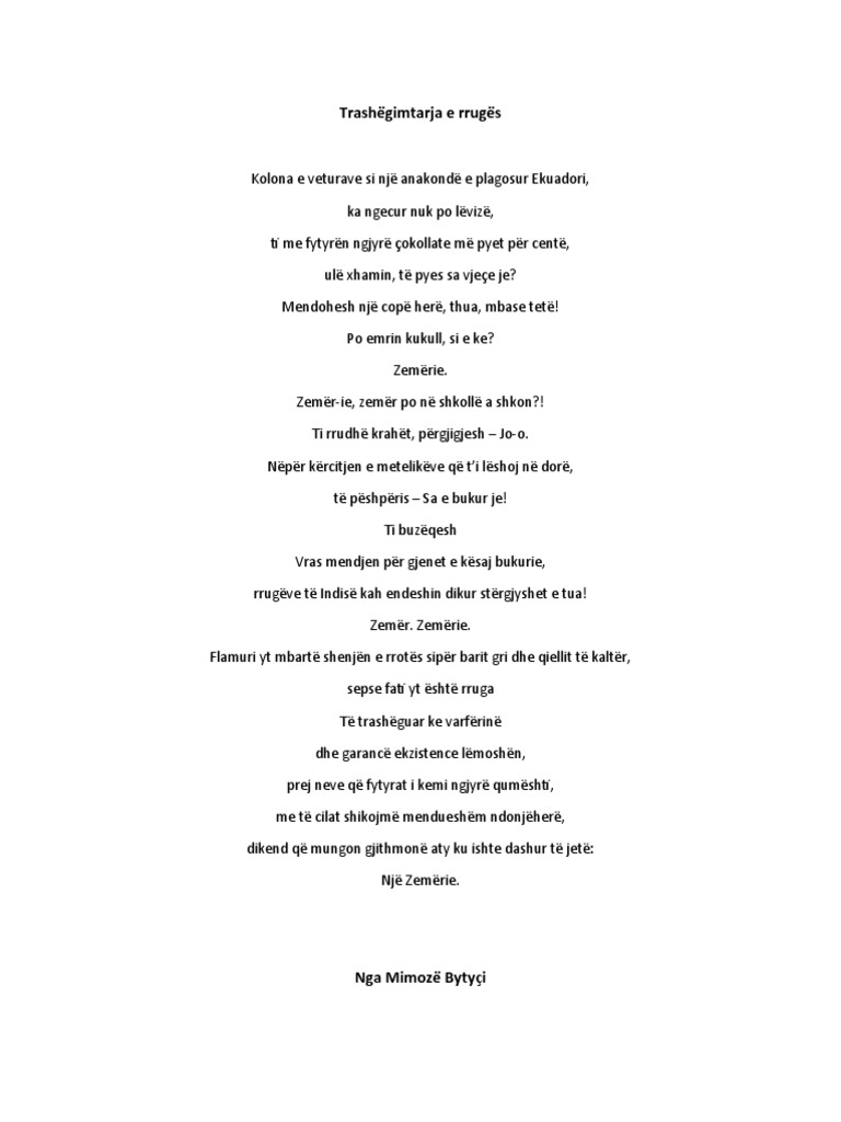 Poezi Për KultStrofa | PDF