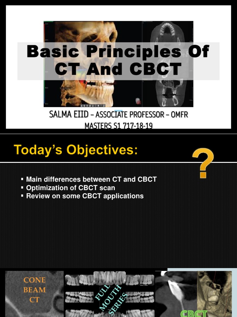 Basic Principles of CT and CBCT - 717-18-19 | PDF | Ct Scan | Medical Tests