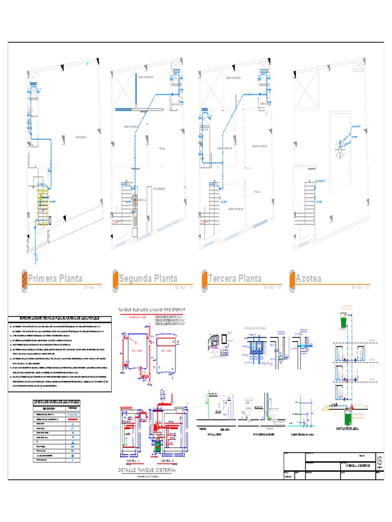PL INST - Agua Potable Model | PDF | Electrodoméstico | Ingeniero civil