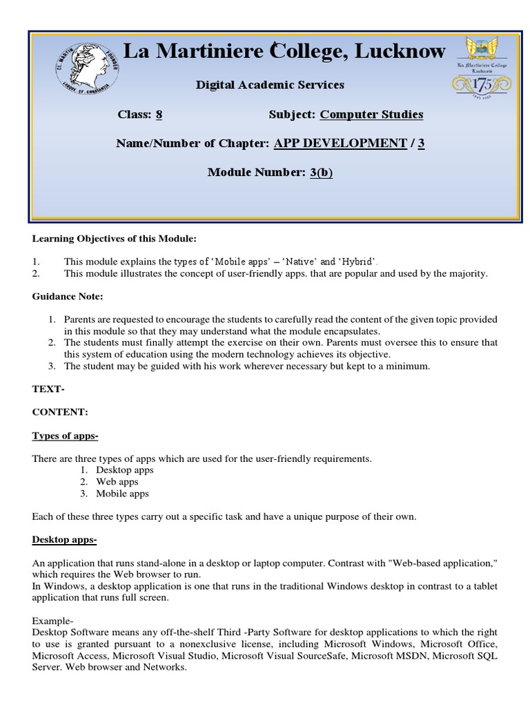 APP DEVELOPMENT - Content | PDF | Mobile App | Application Software