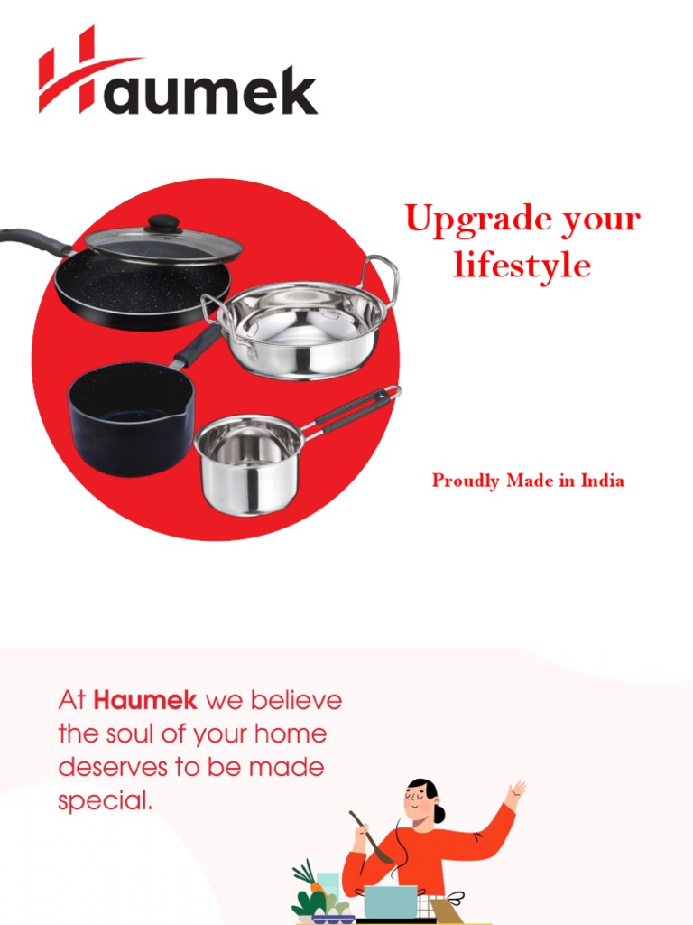 Haumek - Non Stick Cookware | PDF | Cookware And Bakeware | Food And Drink Preparation