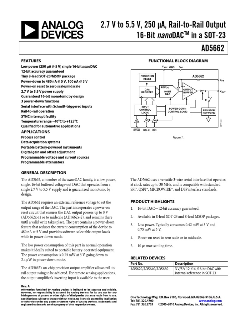 AD5662 | PDF | Electrostatic Discharge | Information And Communications Technology