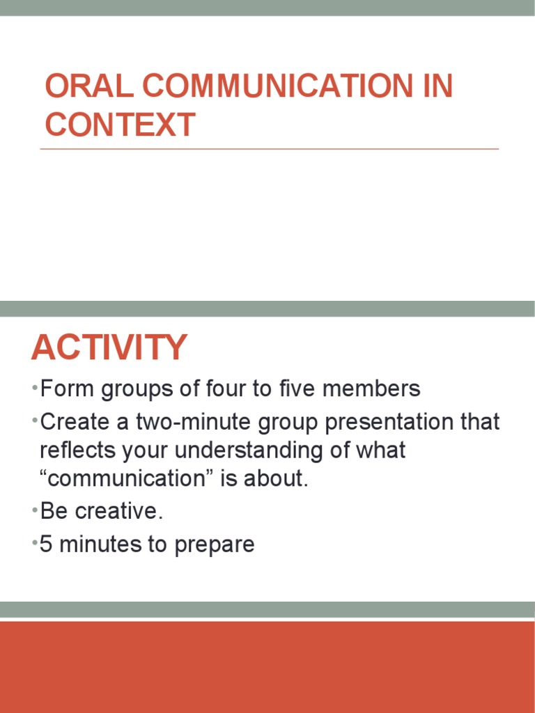 Lesson 1-Elements, Process, and Functions of Communication | PDF