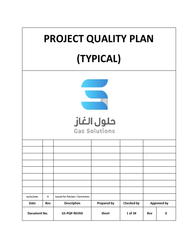 Project Quality Plan Overview | PDF | Quality Assurance | Calibration