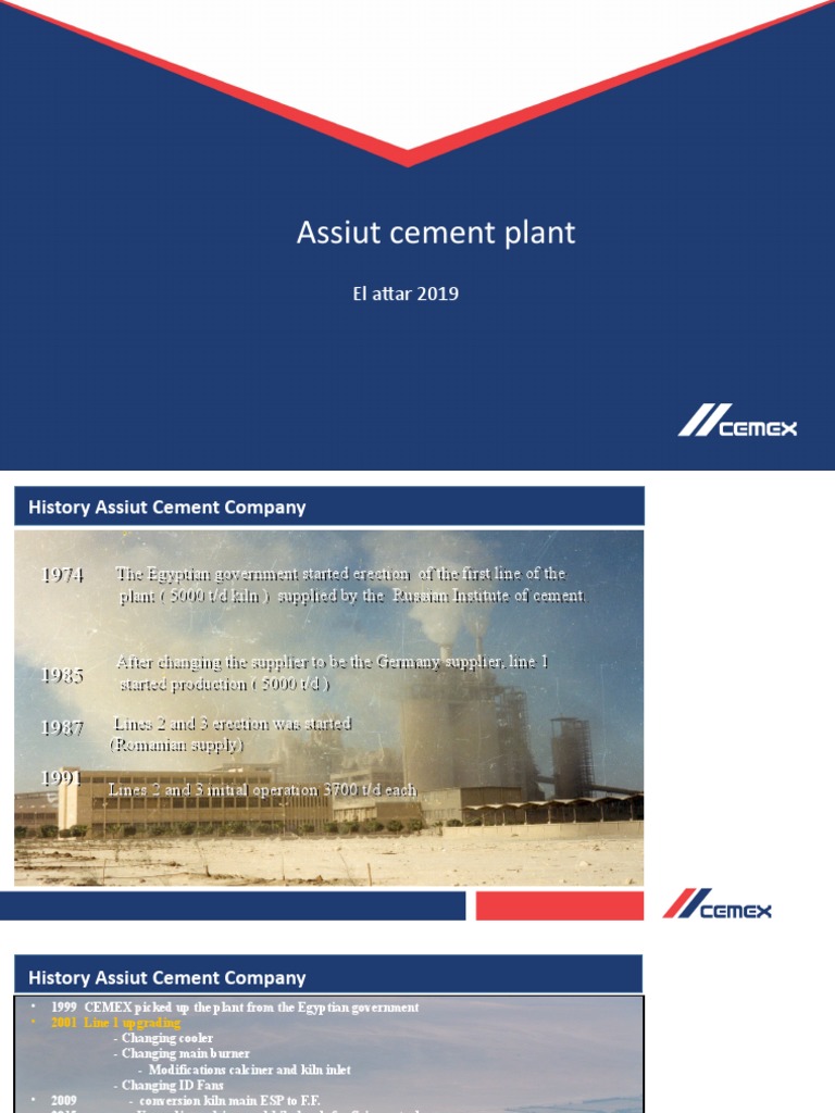 Assiut Cement Plant | PDF | Cement | Joining
