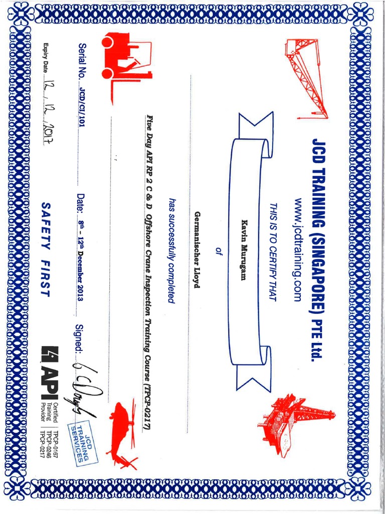 API 2C 2D - JCD | PDF