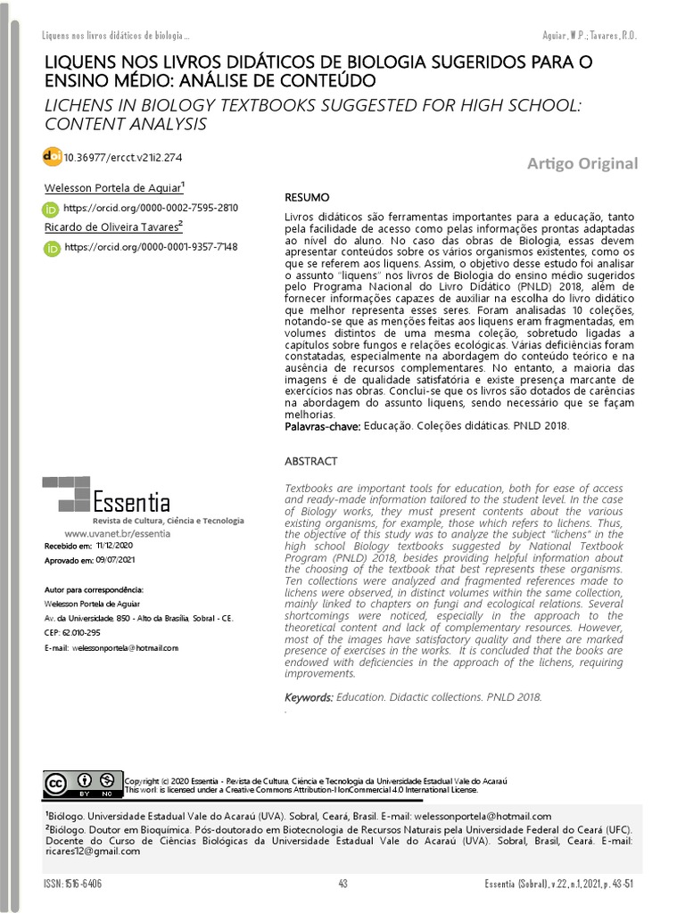 396-Texto Do Artigo-1742-1-10-20211114 | PDF | Natureza