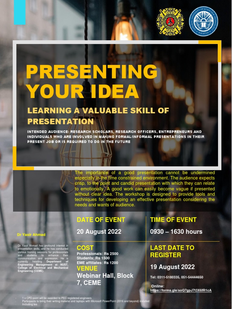Presentation Skills Flyer 20-Aug | PDF | Cognition | Communication