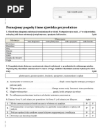Poznajemy Pogodę I Inne Zjawiska Przyrodnicze Test (Z Widoczną ...