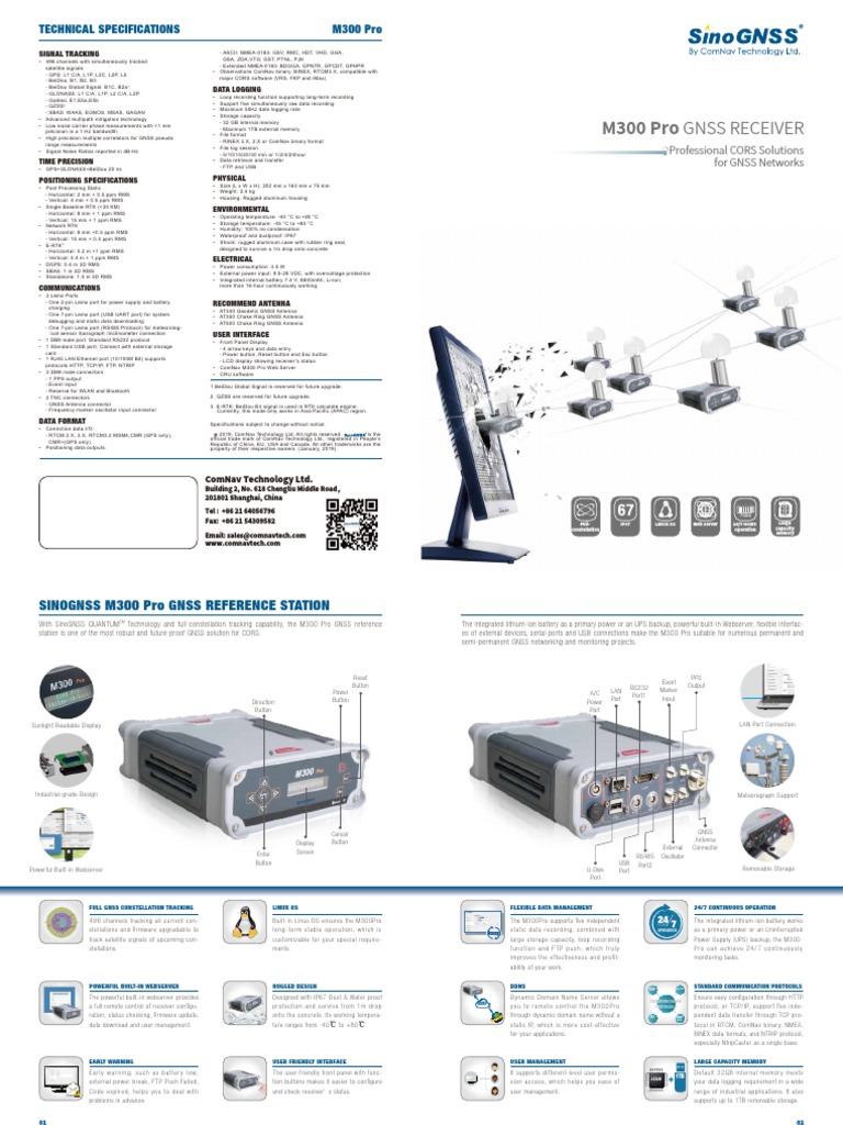 Professional CORS Solutions For GNSS Networks - EnG | PDF | Global Positioning System | File ...