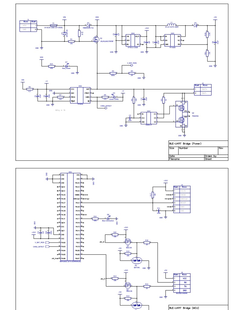 Power Bank Circuit Schematic Diagram | PDF