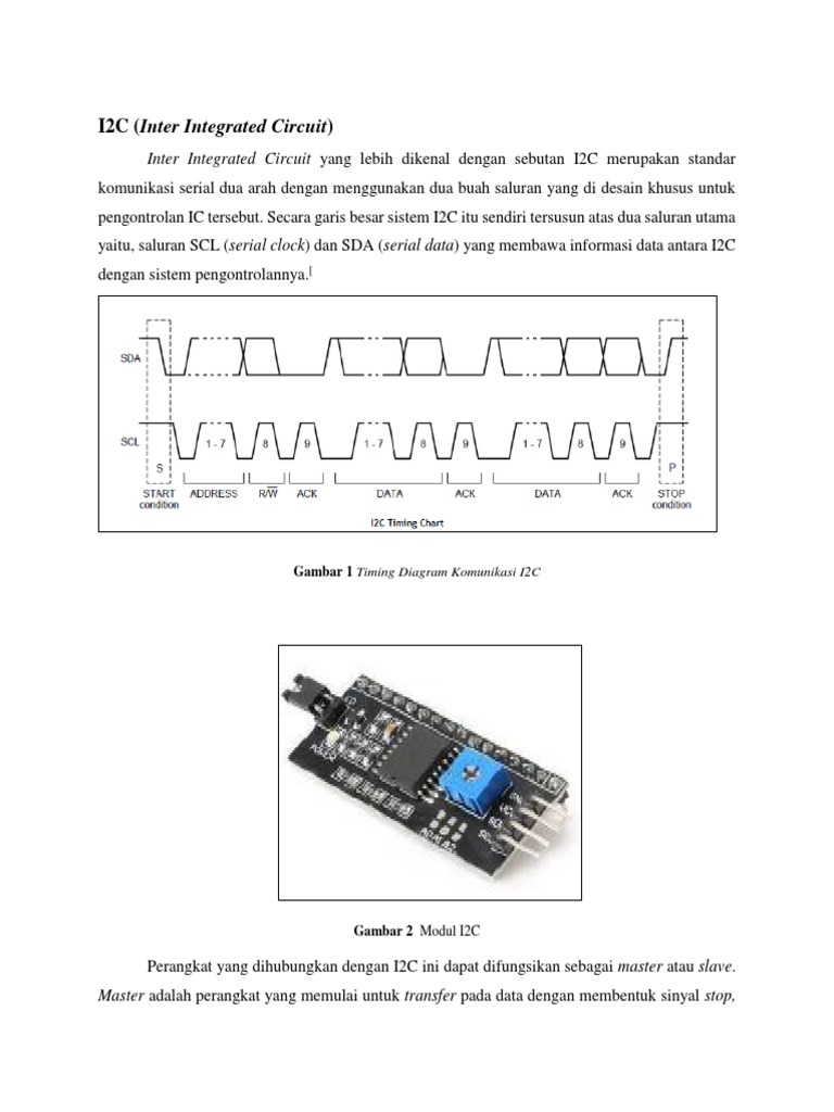 Format Sinyal I2C | PDF