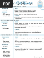 IV Solutions Reference Chart (Uses & Effects) | PDF | Saline (Medicine ...