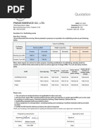 Rental Quotation For Scaffolding | PDF