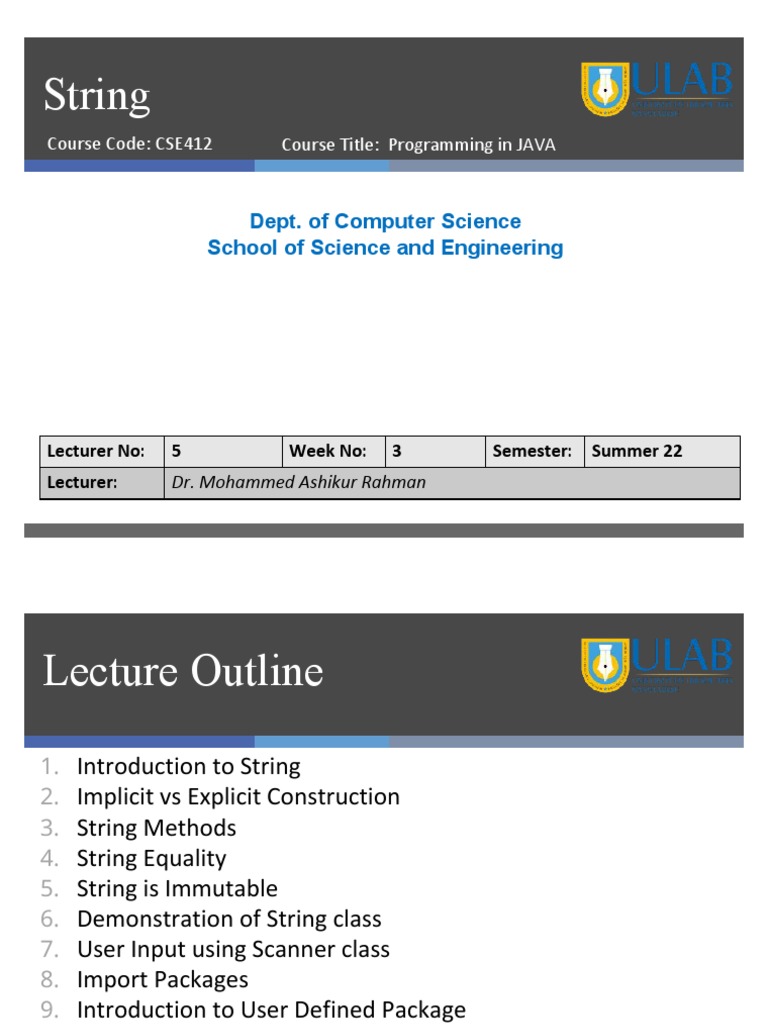 String and Scanner | PDF | String (Computer Science) | Class (Computer ... String and Scanner | PDF | String (Computer Science) | Class (Computer ...