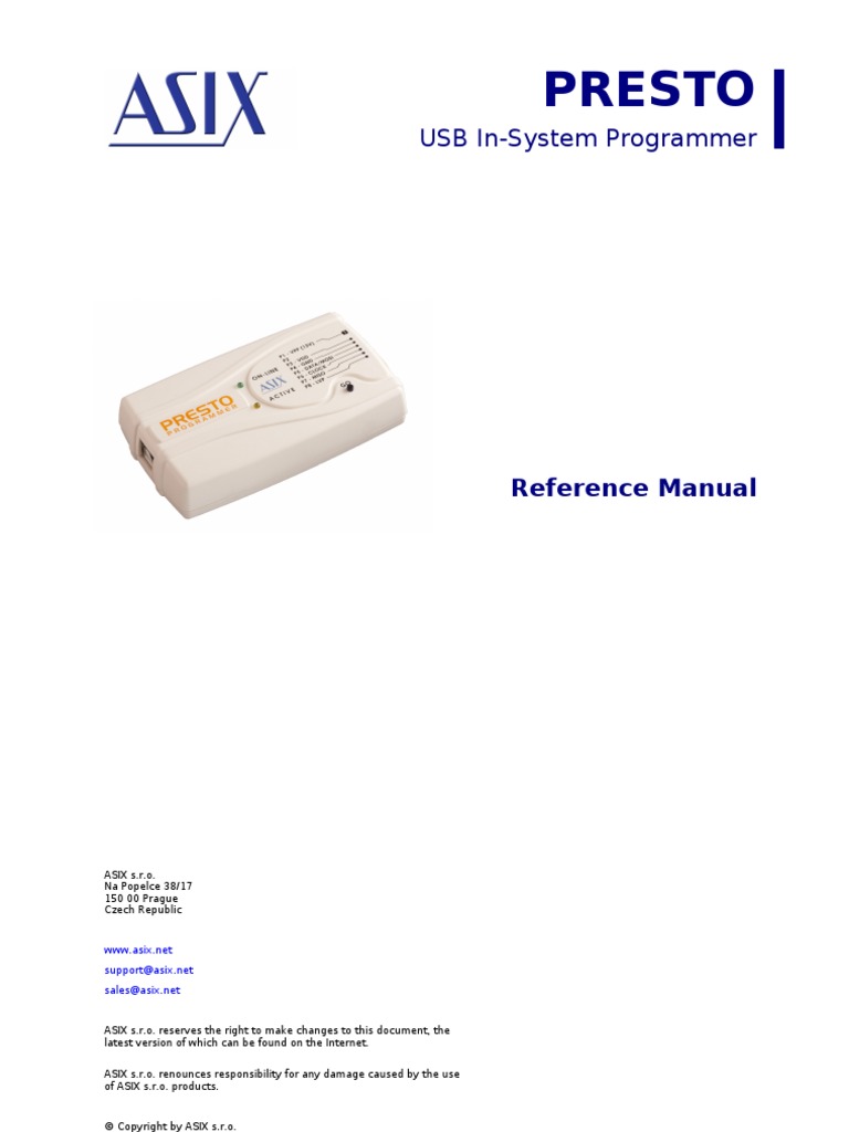 Presto en | PDF | Microcontroller | Manufactured Goods