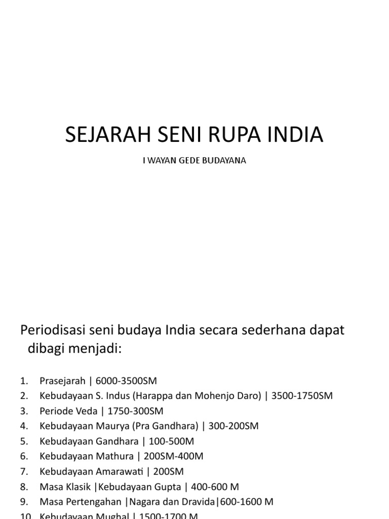 Seni Rupa India | PDF