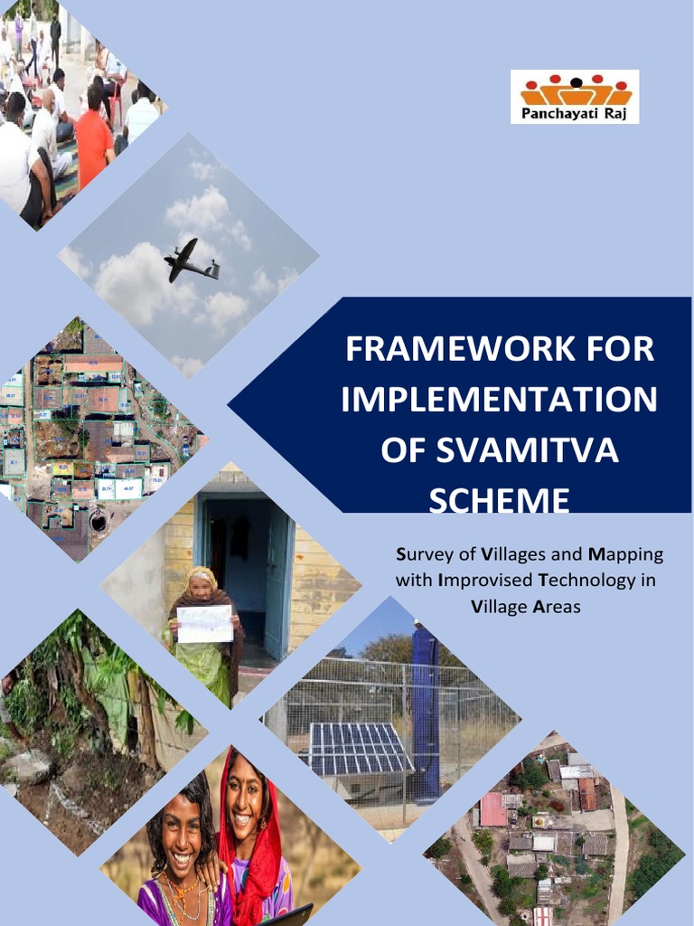 SVAMITVA Scheme Framework (2021-2025) | PDF | Geographic Information ...