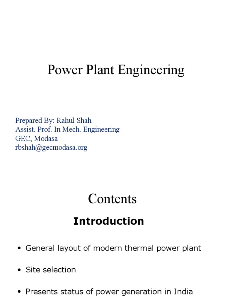 Thermal Power Plant Engineering Guide | PDF | Boiler | Power Station