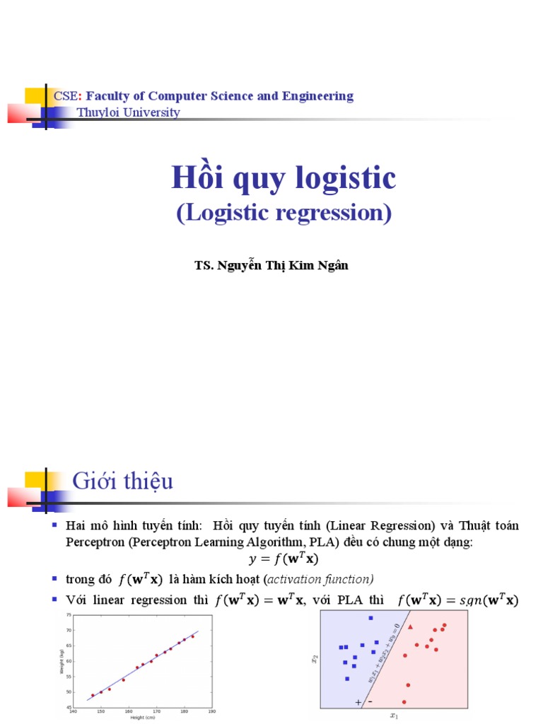 Chapter 5.1-Logistic Regression | PDF
