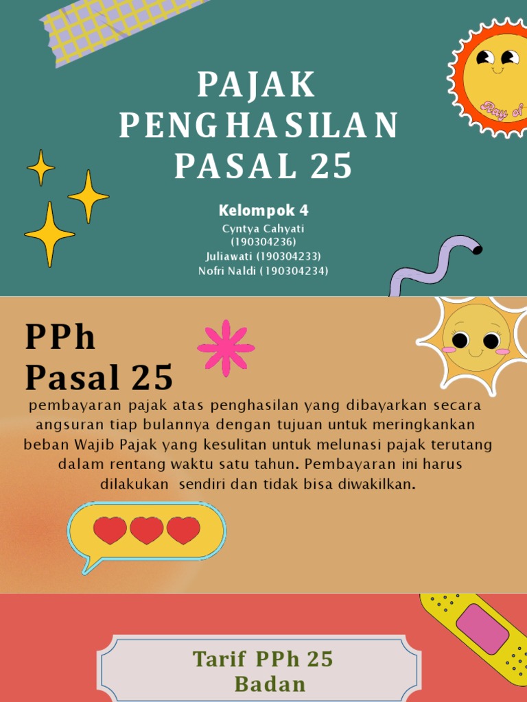 PPH Pasal 25 | PDF