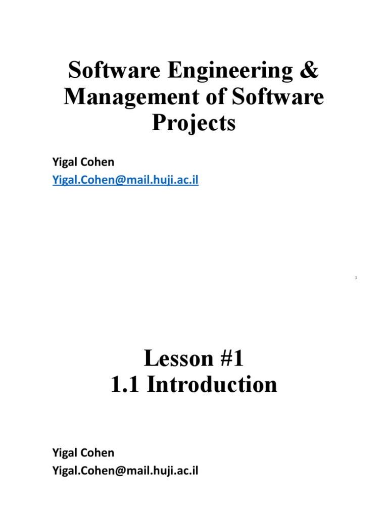 10.Proect Management תשפג Introduction | PDF