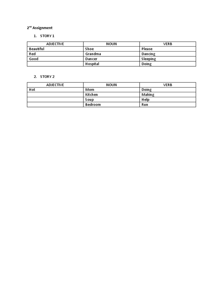 2nd Assignment | PDF