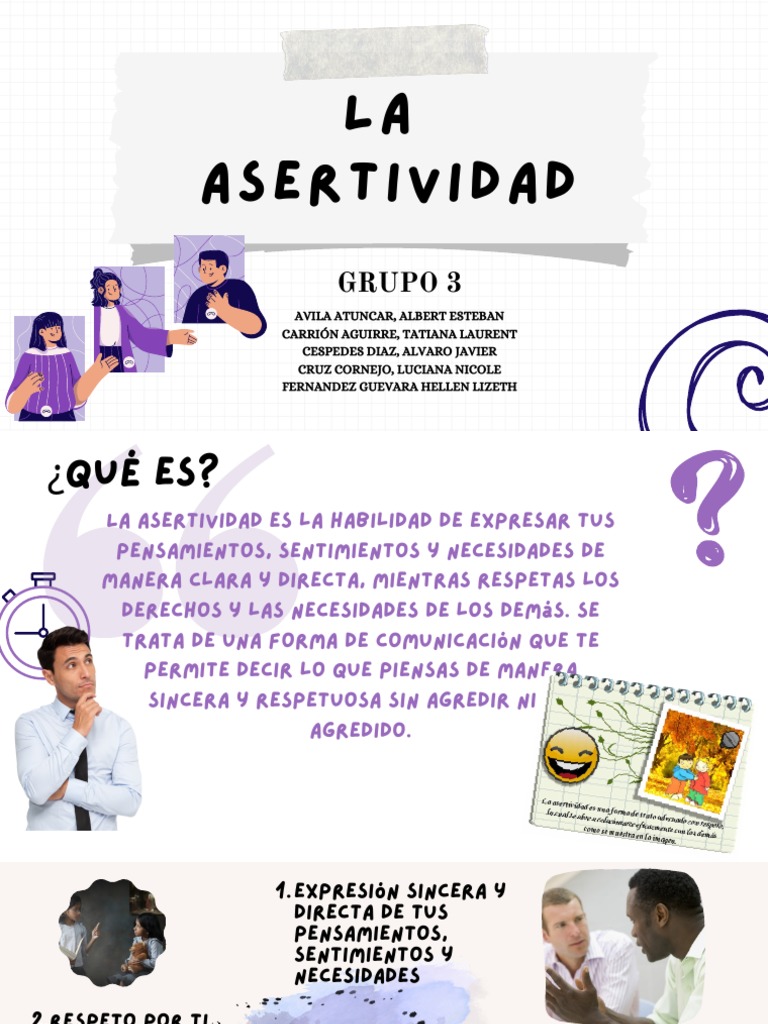 La Asertividad | PDF