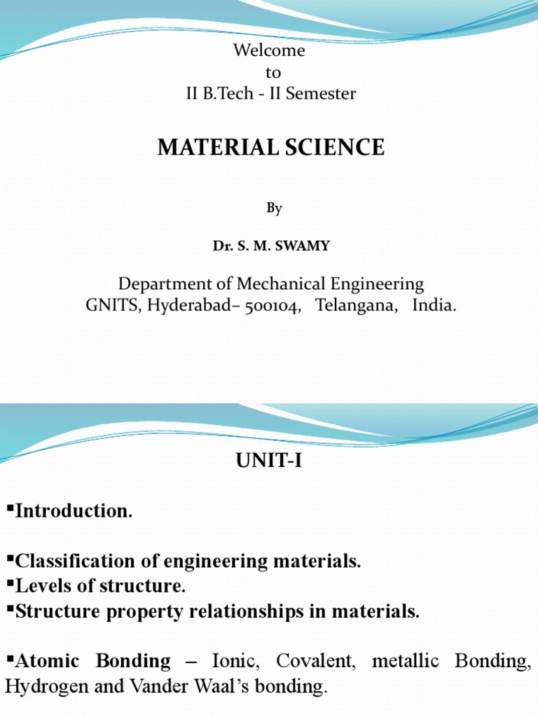 Engineering Materials Classification Guide | PDF | Metals | Composite ...