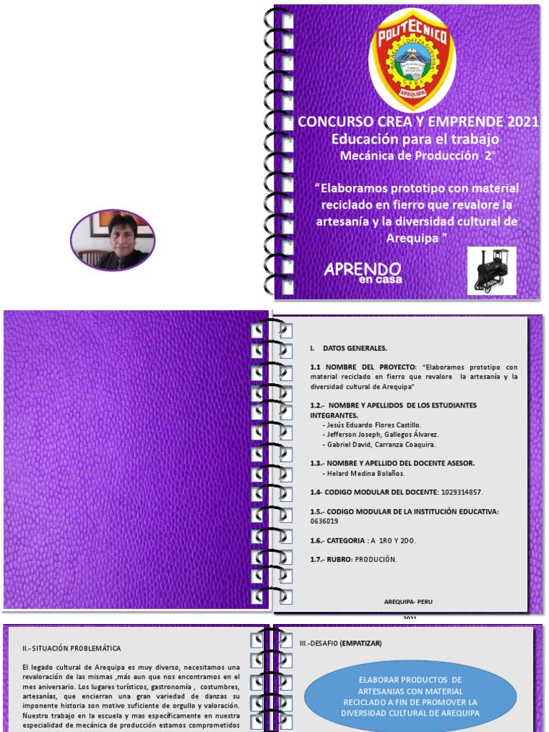 2do Crea y Emprende 2021 | PDF | Materiales