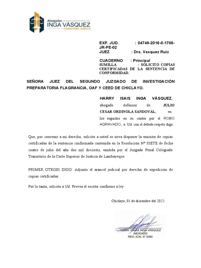 Retiro de Defensa Chavez Ayala, Monica Esther | PDF