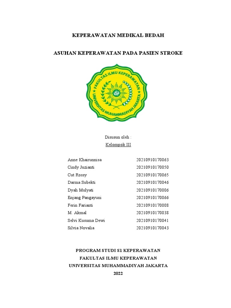 Kel.3 - KONSEP STROKE - Kls Transfer 3B - FIXED | PDF