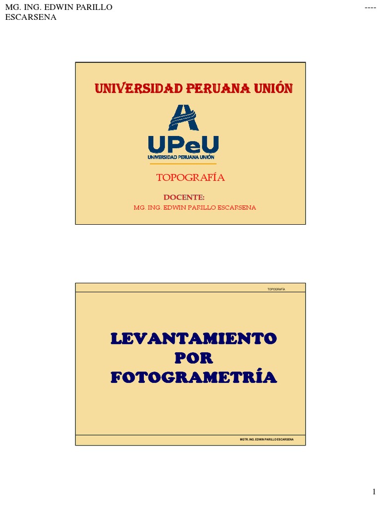 Topo 1 | PDF | Topografía | Vehículo aéreo no tripulado