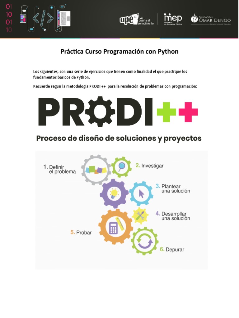 Práctica Curso Programación Con Python | PDF