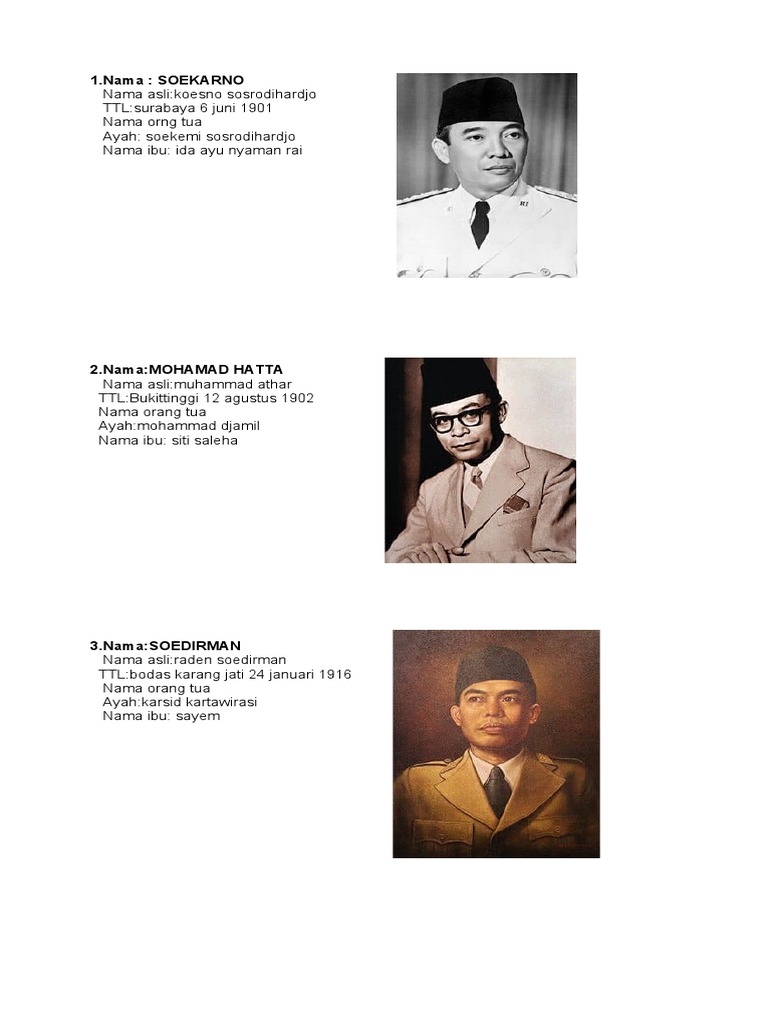 Biographical Profiles of Prominent Indonesian Figures | PDF