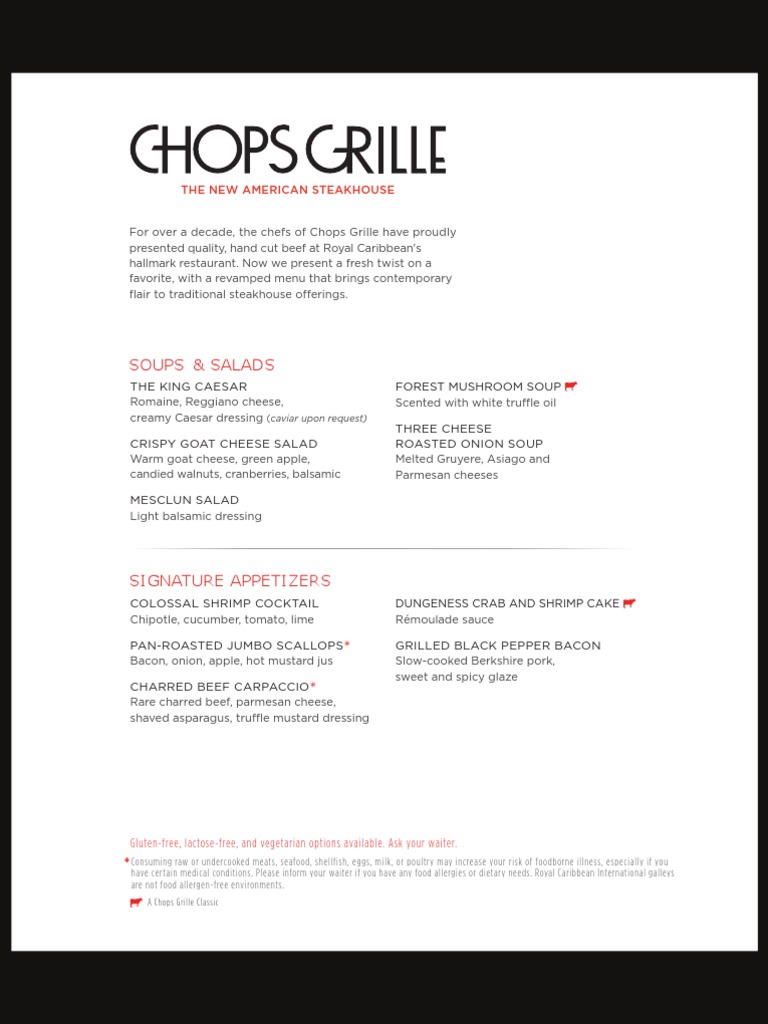 Menu Chops | Download Free PDF | Steak | Beef