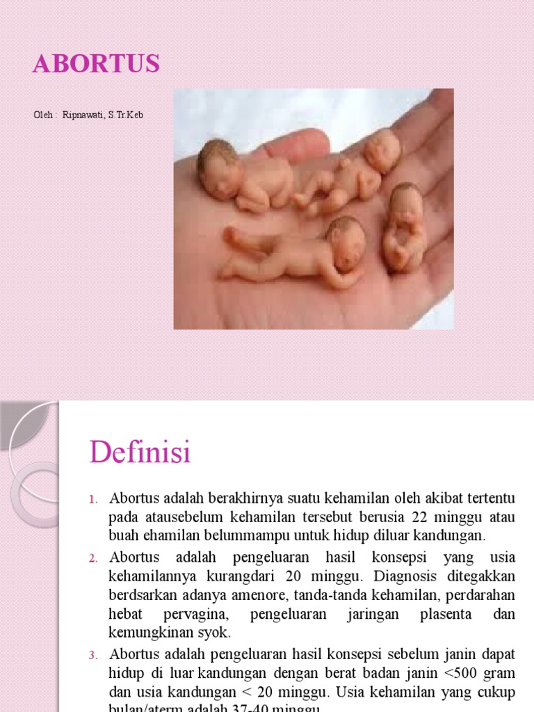 Presentasi Abortus | PDF