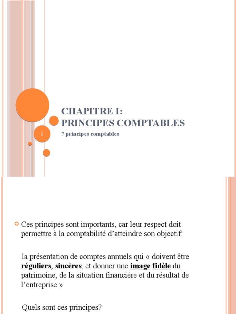 Les 7 Principes Comptables Essentiels | PDF | Comptabilité | Business